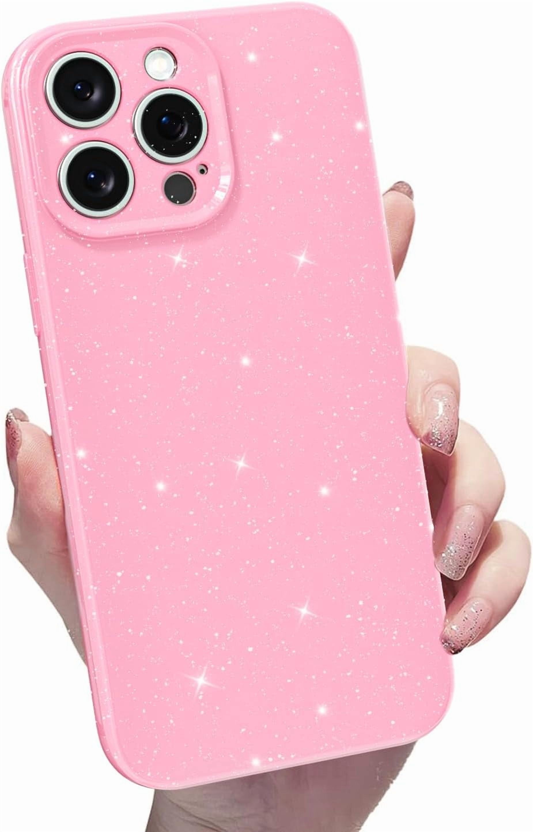 CFHADD-for iPhone 11 Pro Glossy Case,Cute Silicone Bright Glitter Bling Thin Slim Sparkly Case ...