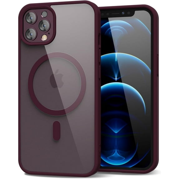 CFHADD-for iPhone 12 Pro Max Case Clear Magnetic Compatible with ...