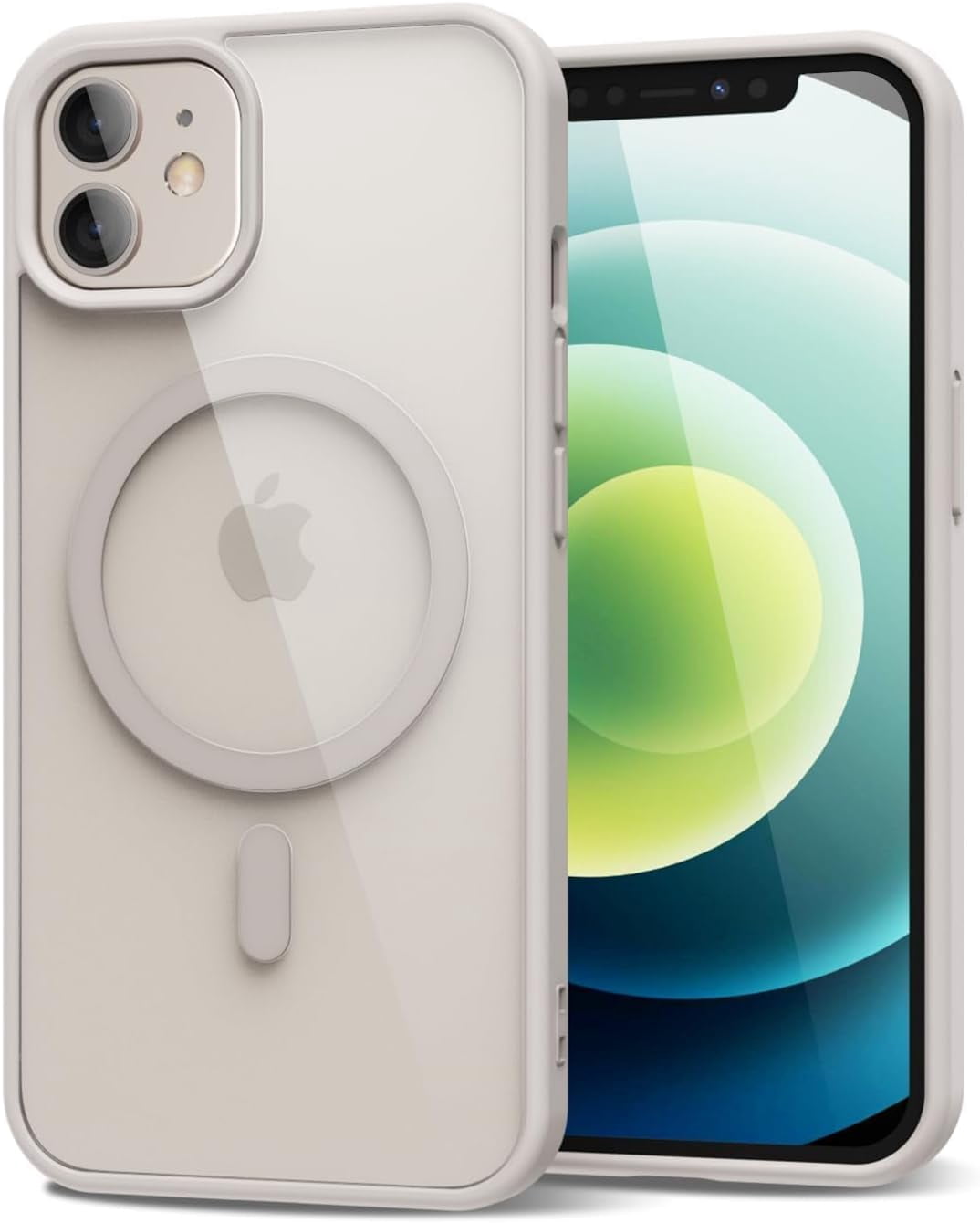 CFHADD-for iPhone 12/ iPhone 12 Pro Case Clear Magnetic Compatible with ...