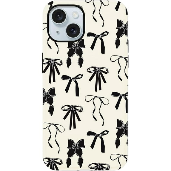CFHADD-for iPhone 13 Case/iPhone 14 Case, Cute Bow Ribbon Phone Case ...