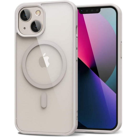 CFHADD-for iPhone 13 Mini/ 12 Mini Case Clear Magnetic Compatible with ...