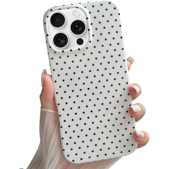 CFHADD-for iPhone 13 Pro Max Case Polka Dot Phone Cases Aesthetic Women ...