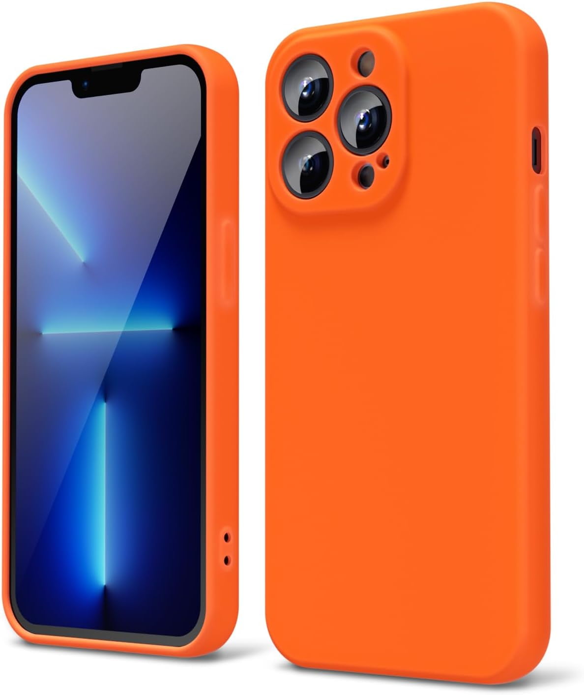 CFHADD-for iPhone 13 Pro Phone Case Liquid Silicone, Fluorescent Bright ...