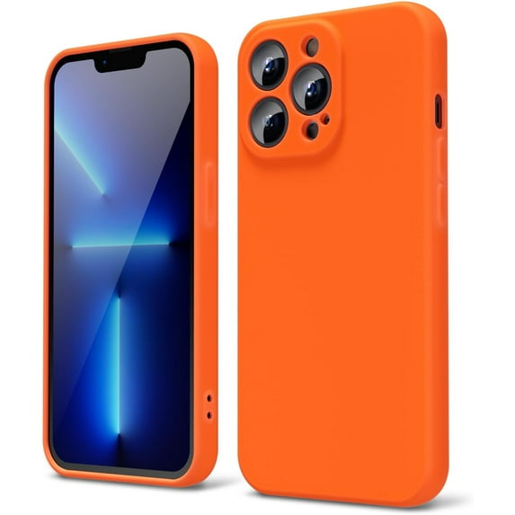 CFHADD-for iPhone 13 Pro Phone Case Liquid Silicone, Fluorescent Bright ...