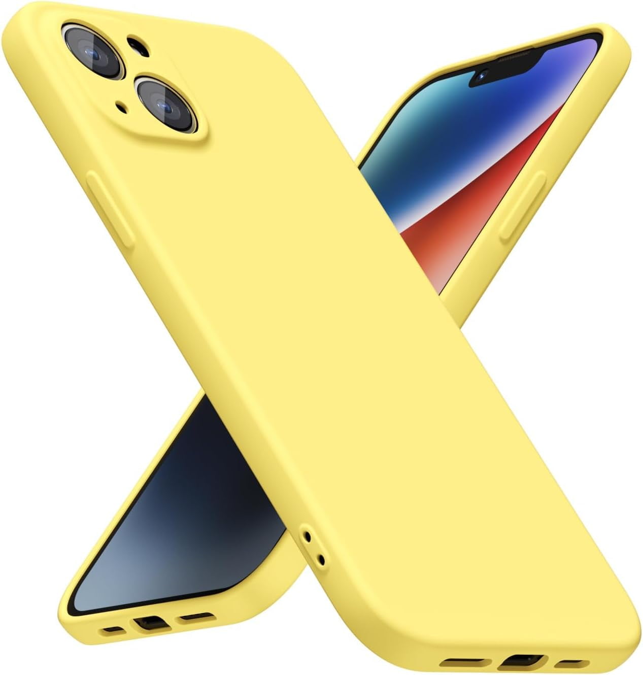 CFHADD-for iPhone 14 Plus Phone Case Silicone, Minimalist Ultra Thin ...