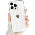 CFHADD-for iPhone 14 Pro Clear Magnetic, Case with Cute Fashion Polka ...