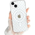 CFHADD-for iPhone 15 Clear Magnetic, Case with Cute Fashion Polka Dot ...