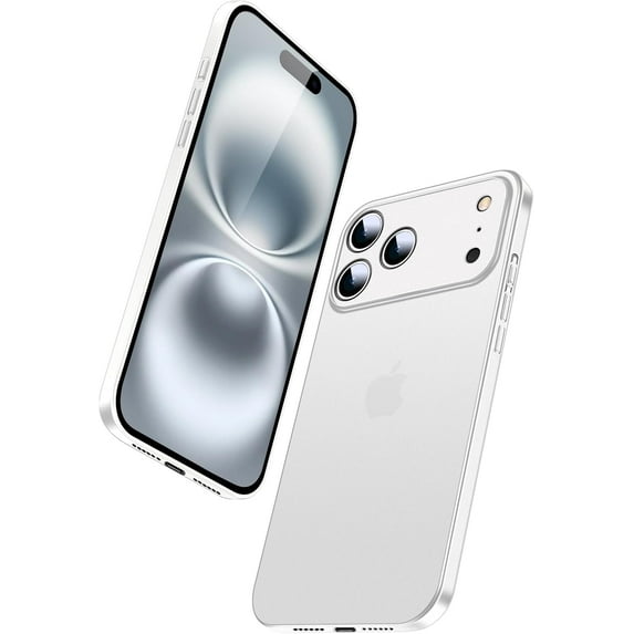 CFHADD-for iPhone 16 Plus Slim Case,Paper-Thin Transparent Finish Skin ...