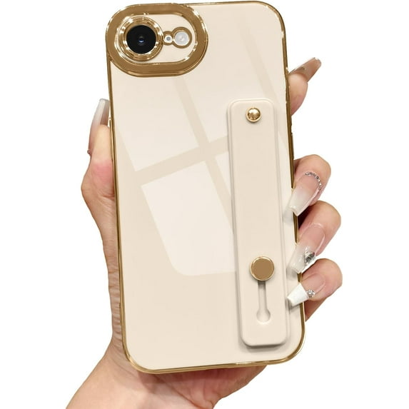 CFHADD-for iPhone 16e Case Cute, Luxury Gold Edge Plated for Women ...