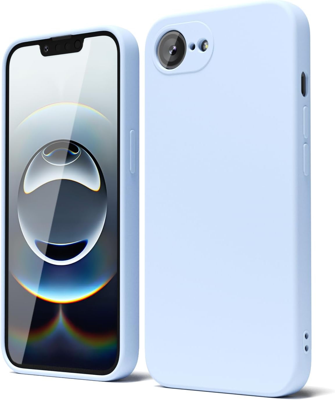 CFHADD-for iPhone 16e Phone Case Liquid Silicone, Cute Thin Slim Grip ...