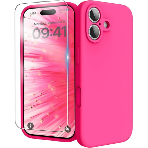 CFHADD-for iPhone 17 Case, Liquid Silicone Cover with Camera Protection ...