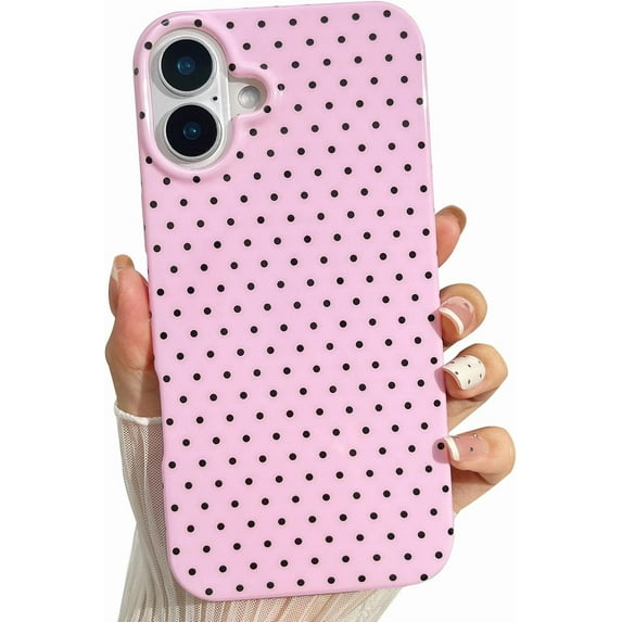 CFHADD-for iPhone 17 Case Polka Dot Phone Cases Aesthetic Design Trendy ...