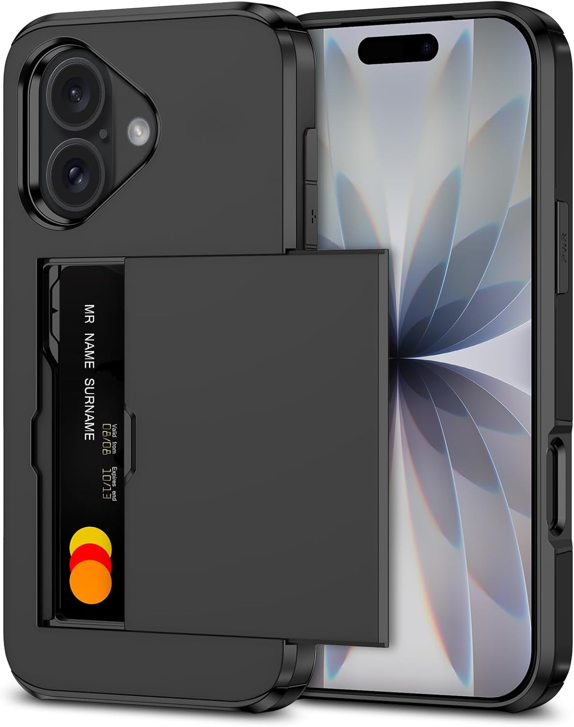 CFHADD-for iPhone 17 Phone Case with Card Holder iPhone 17 Wallet Case ...