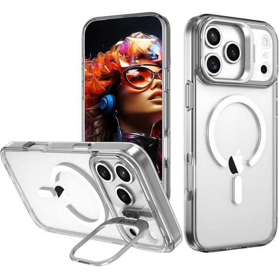 CFHADD-for iPhone 17 Pro Case with Built-in Camera Stash Stand ...