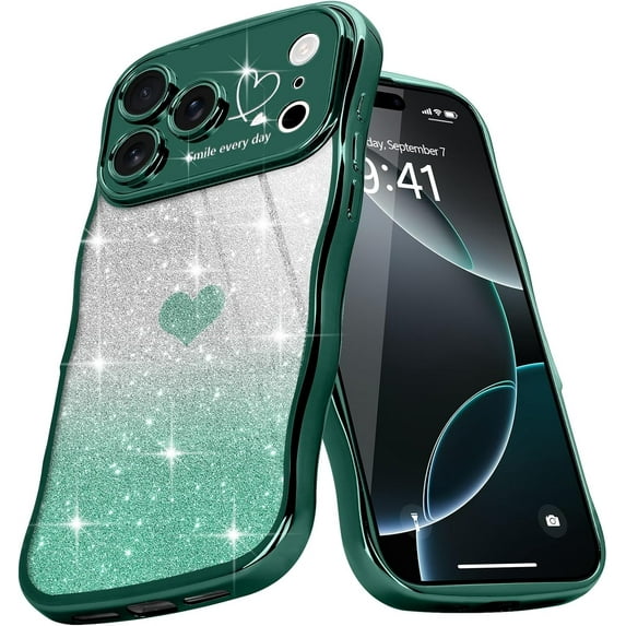 CFHADD-for iPhone 17 Pro Case for Women Girls Cute Curly Wavy Love ...