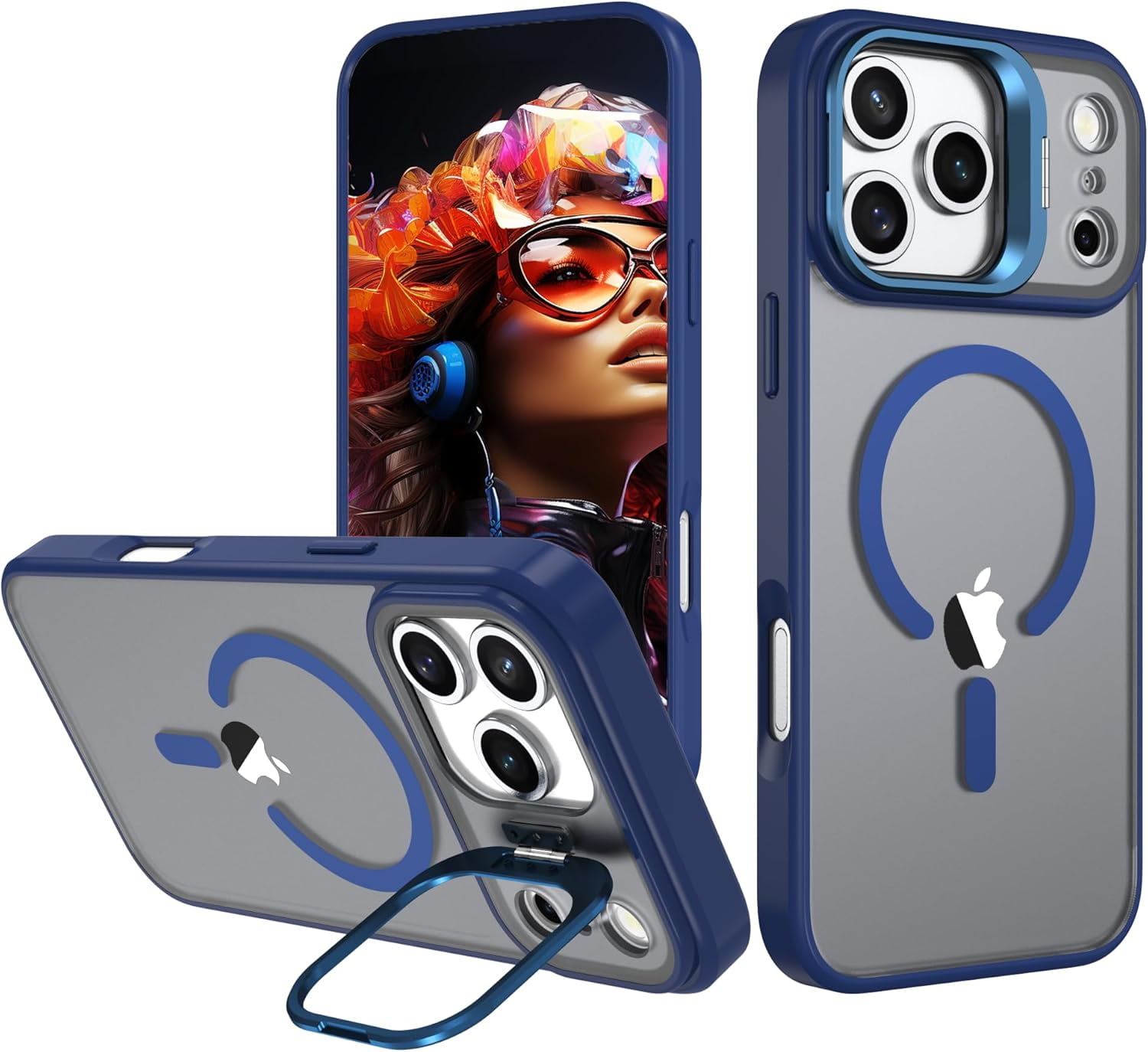 CFHADD-for iPhone 17 Pro Max Case with Built-in Camera Stash Stand ...