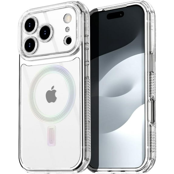 CFHADD-for iPhone 17 Pro Max Case,Clear Built for MagSafe,3 in 1 Heavy ...