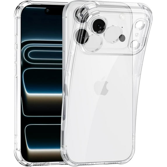 CFHADD-for iPhone 17 Pro Max Case Full Camera Protection, Clear Slim ...