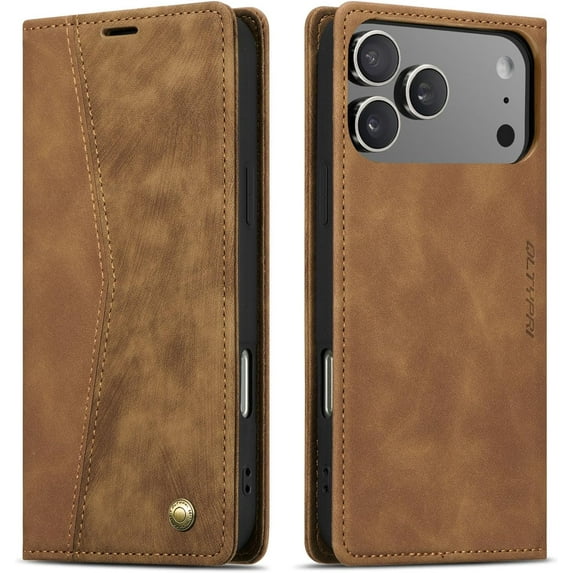 CFHADD-for iPhone 17 Pro Max Case Wallet with Card Holder, Vintage PU ...