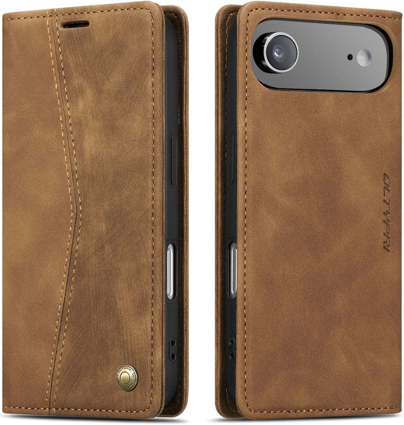 CFHADD-for iPhone Air Case Wallet with Card Holder, Vintage PU Leather ...