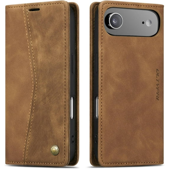 CFHADD-for iPhone Air Case Wallet with Card Holder, Vintage PU Leather ...