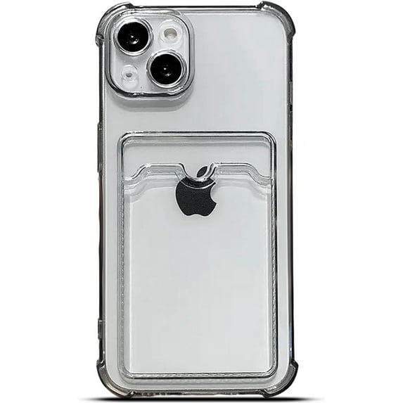 CFHADD-iPhone 14 Plus Case, Slim Fit Drop Resistant Soft TPU Wallet ...