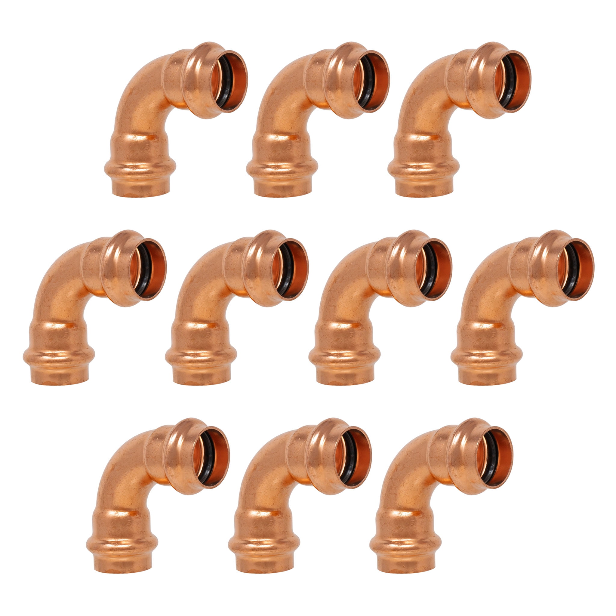 CFI Press Copper 90 Degree Elbow 3/4" P x P [10 Pack] - Walmart.com