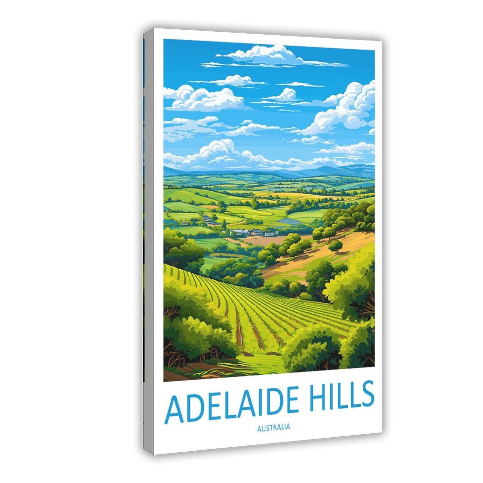 CFIOZYOS Adelaide Hills Travel Print Adelaide Hills Décor Adelaide ...