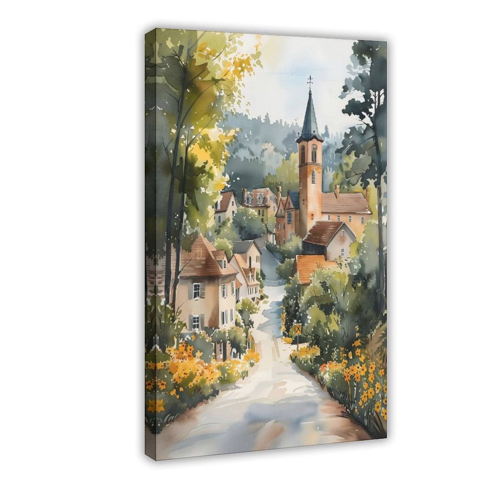 CFIOZYOS Augusta National Golf Club Watercolor Painting Georgia Wall ...