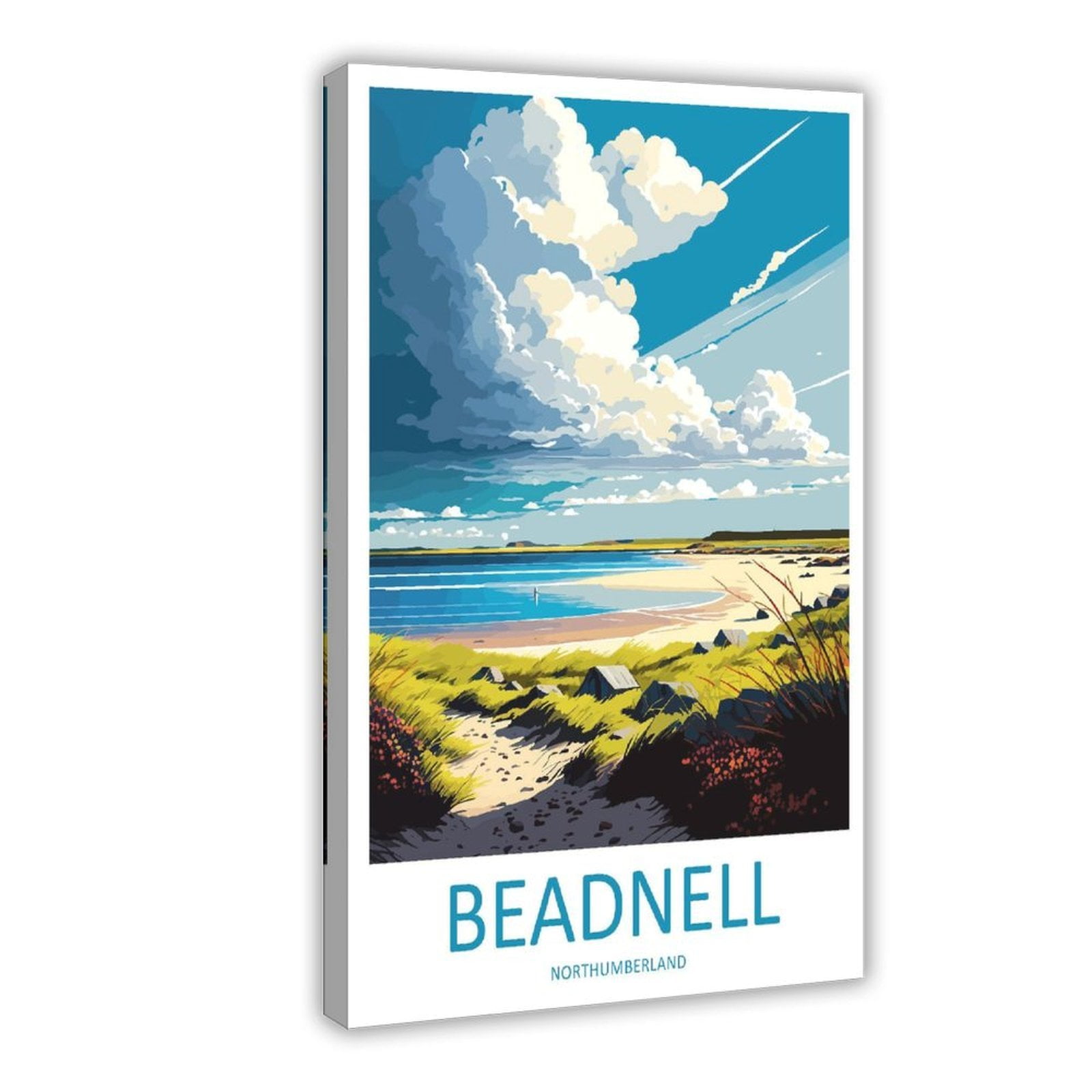 CFIOZYOS Beadnell Travel Print Beadnell Décor Beadnell England Gift ...