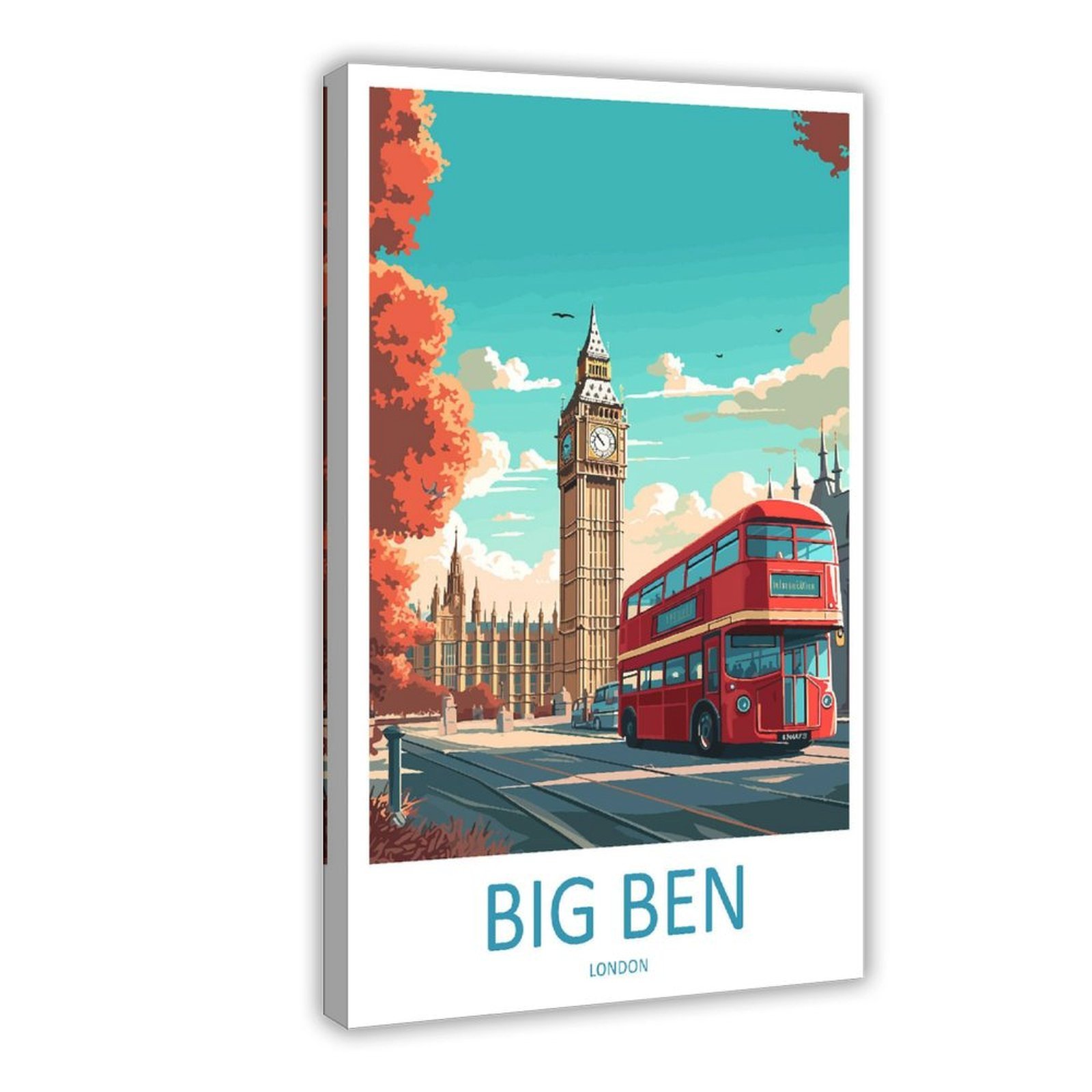 CFIOZYOS Big Ben Travel Print Big Ben Décor London Big Ben Gift Big Ben ...