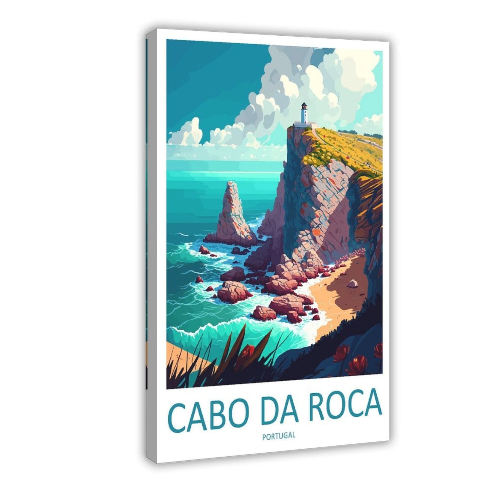 CFIOZYOS Cabo Da Roca Travel Print Cabo Da Roca Décor Cabo Da Roca ...