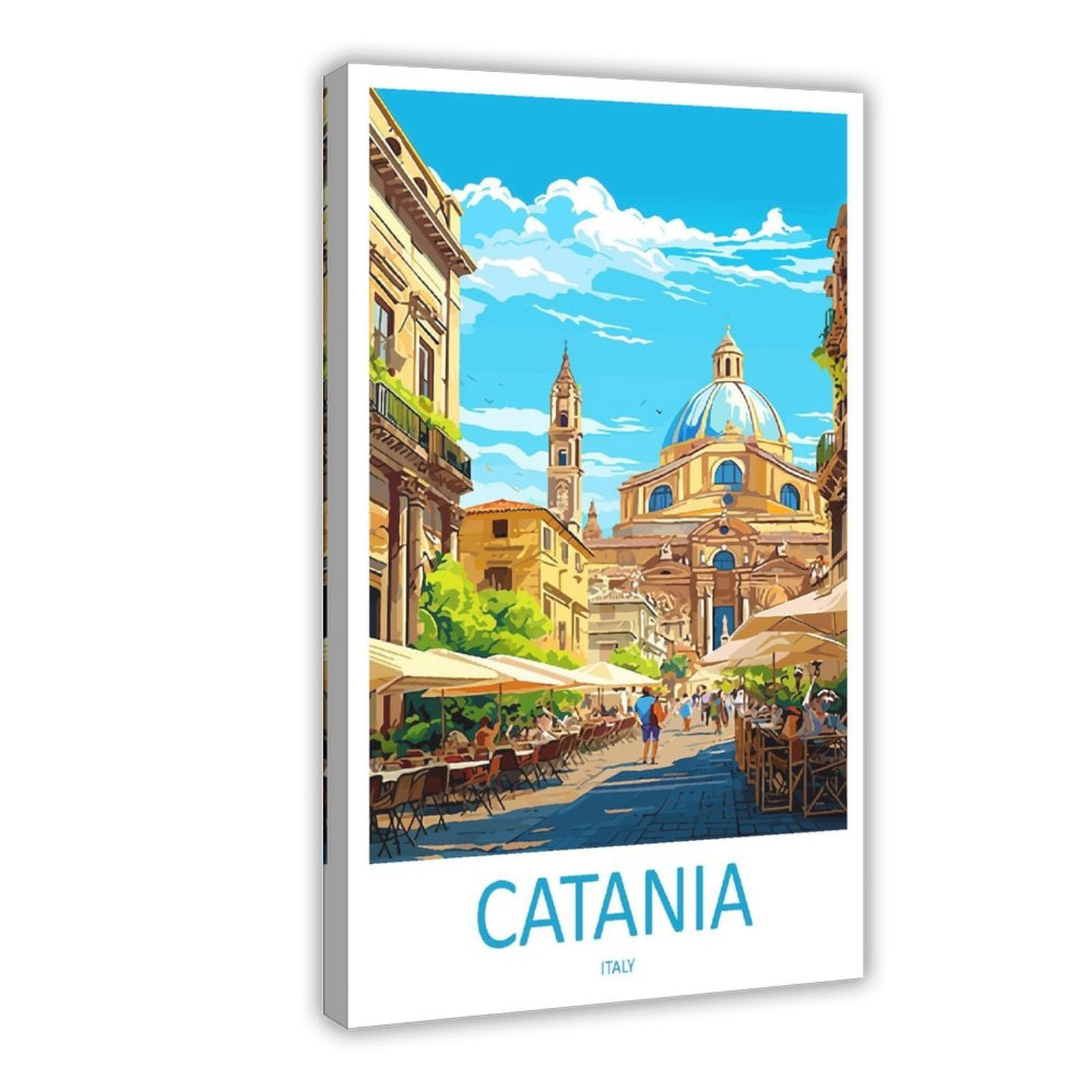 CFIOZYOS Catania Travel Print Catania Italy Decoration Catania Print ...