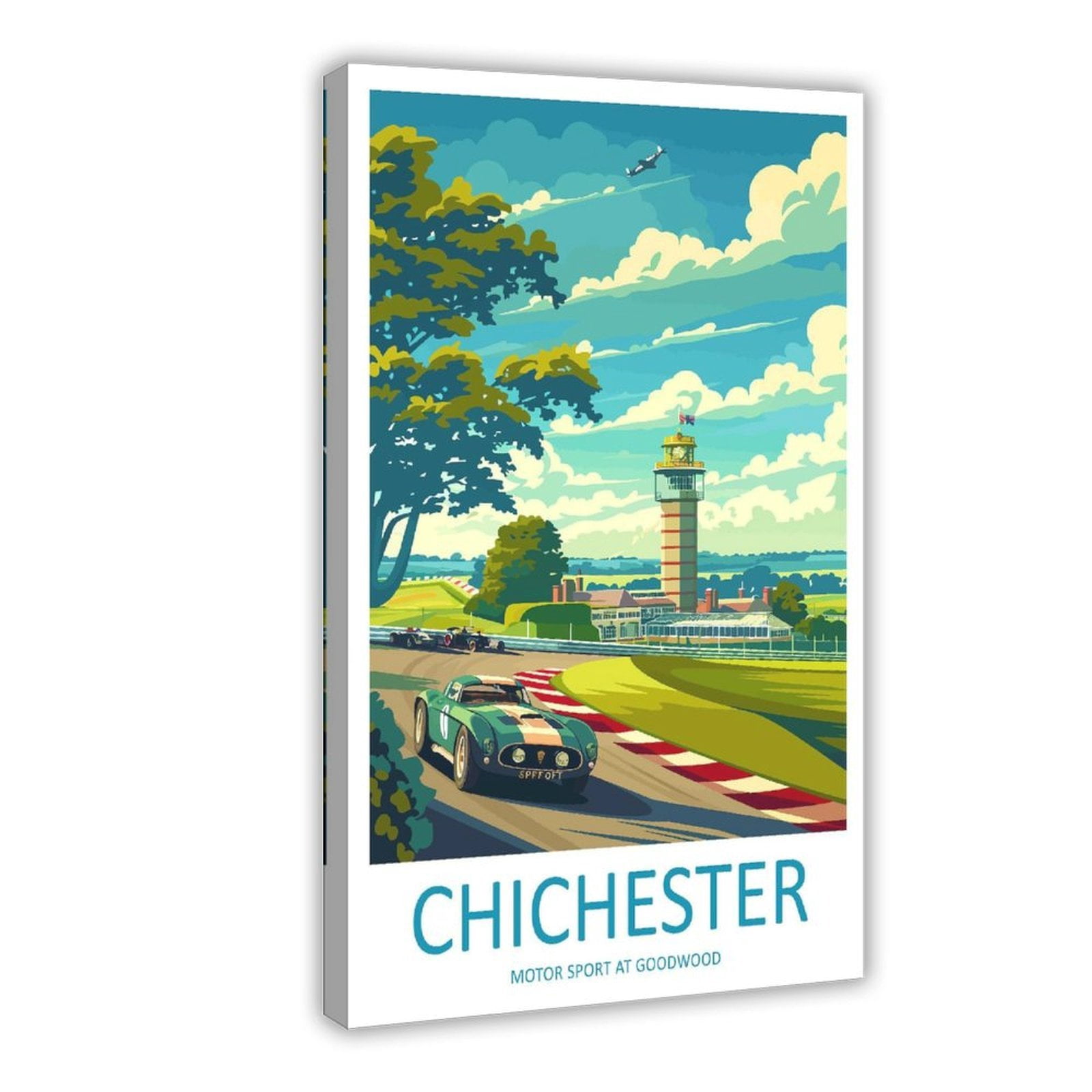 CFIOZYOS Chichester Motorsport at Goodwood Travel Print Chichester ...