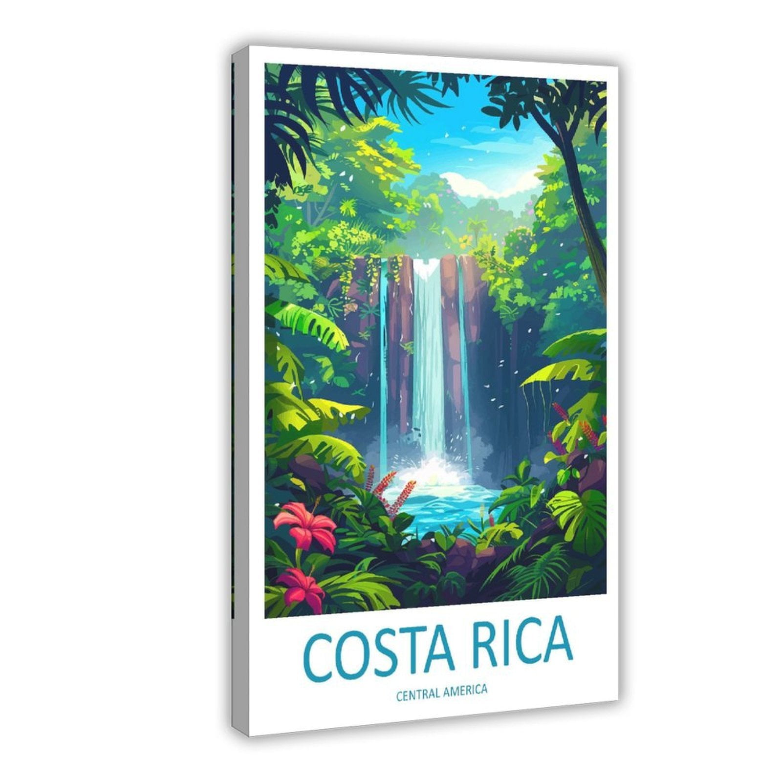 CFIOZYOS Costa Rica Travel Print Costa Rica Décor Costa Rica Caribbean ...