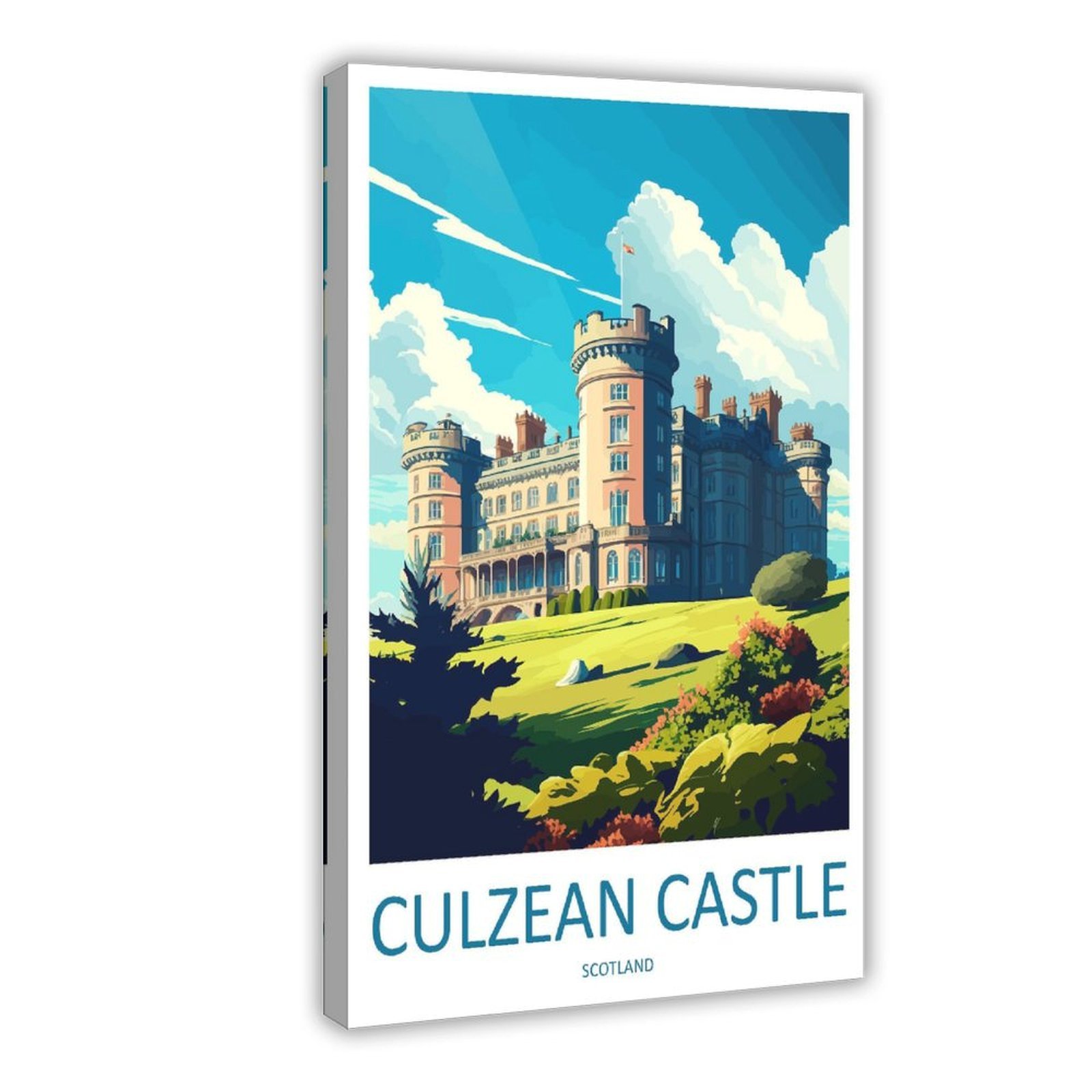 CFIOZYOS Culzean Castle Travel Print Culzean Castle Décor Culzean ...