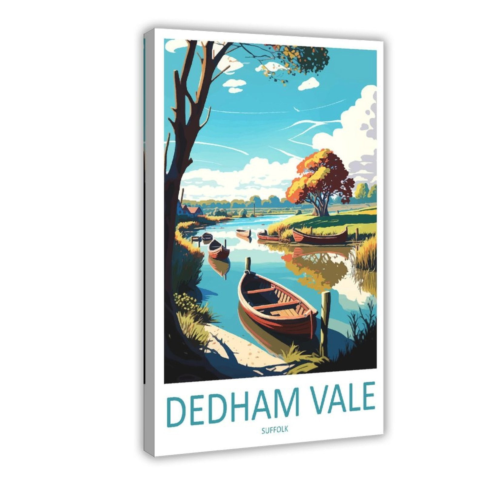 CFIOZYOS Dedham Vale Travel Print Dedham Vale Décor Dedham Vale England ...