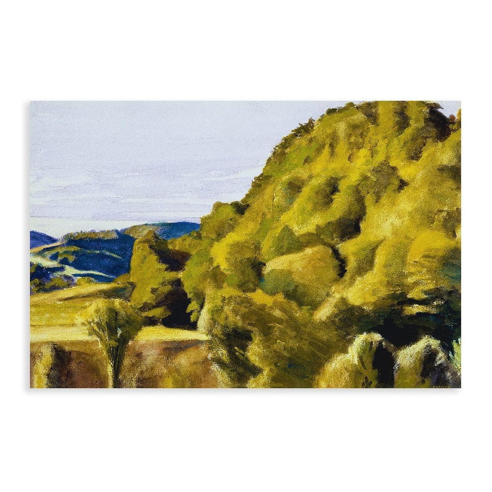 CFIOZYOS Famous Paintings by Edward Hopper Bob Slaters Hill Canvas ...