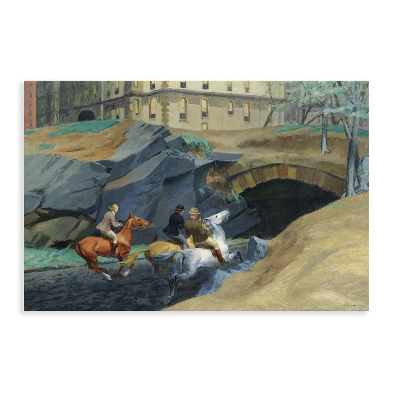 CFIOZYOS Famous Paintings by Edward Hopper Bridle Path Canvas Art ...