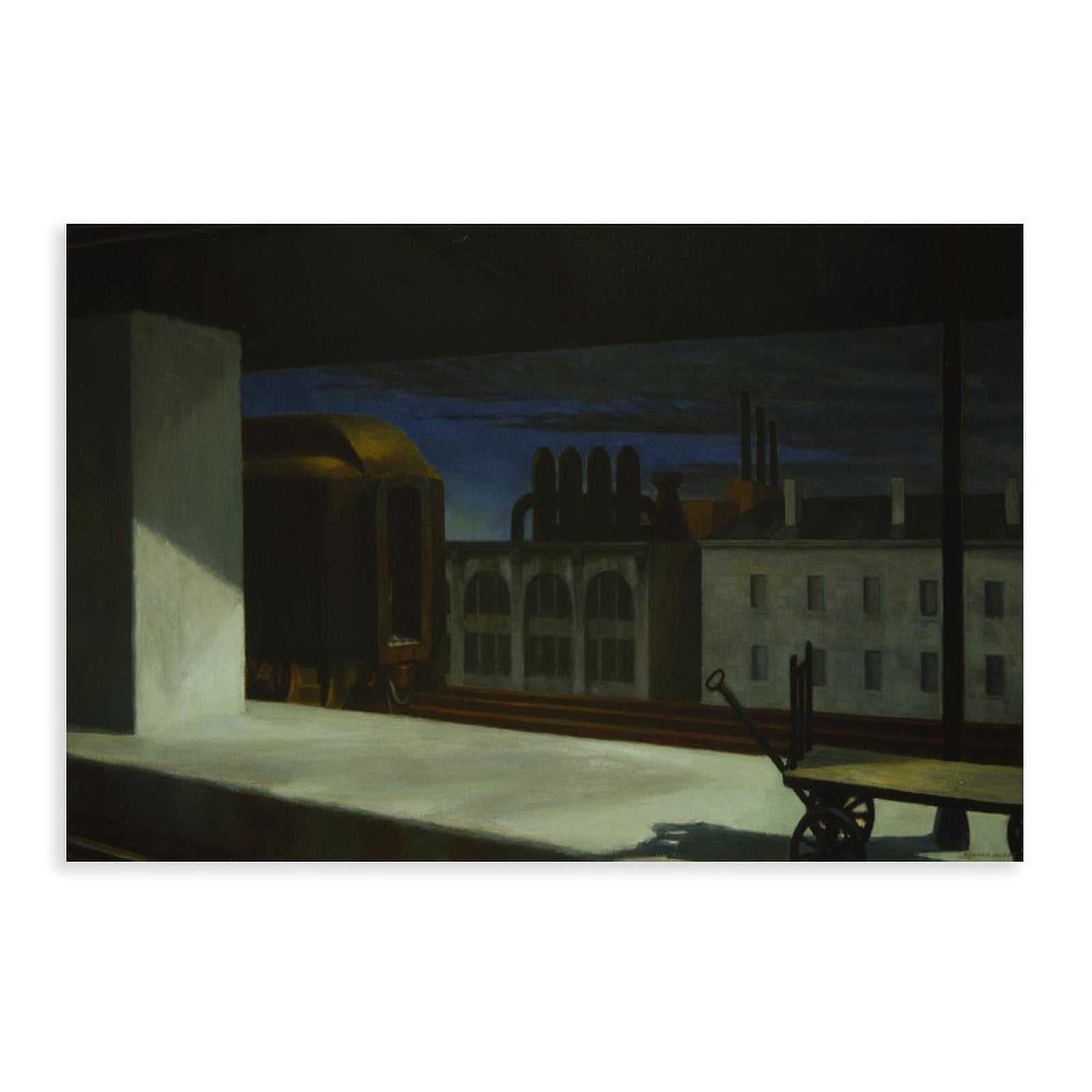 CFIOZYOS Famous Paintings by Edward Hopper Dawn in Pennsylvania Art ...