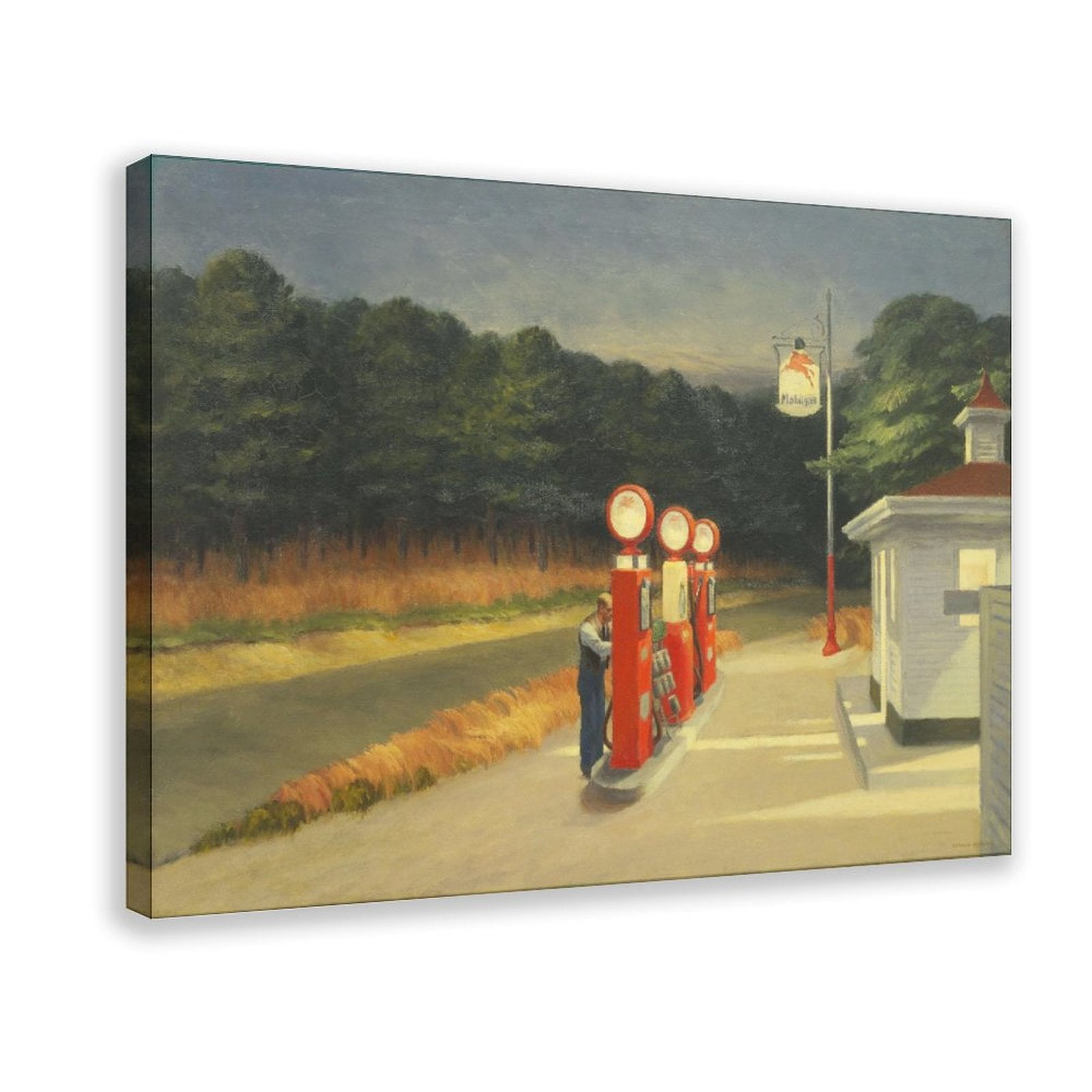 CFIOZYOS Famous Paintings by Edward Hopper Gas Canvas Art Poster and ...