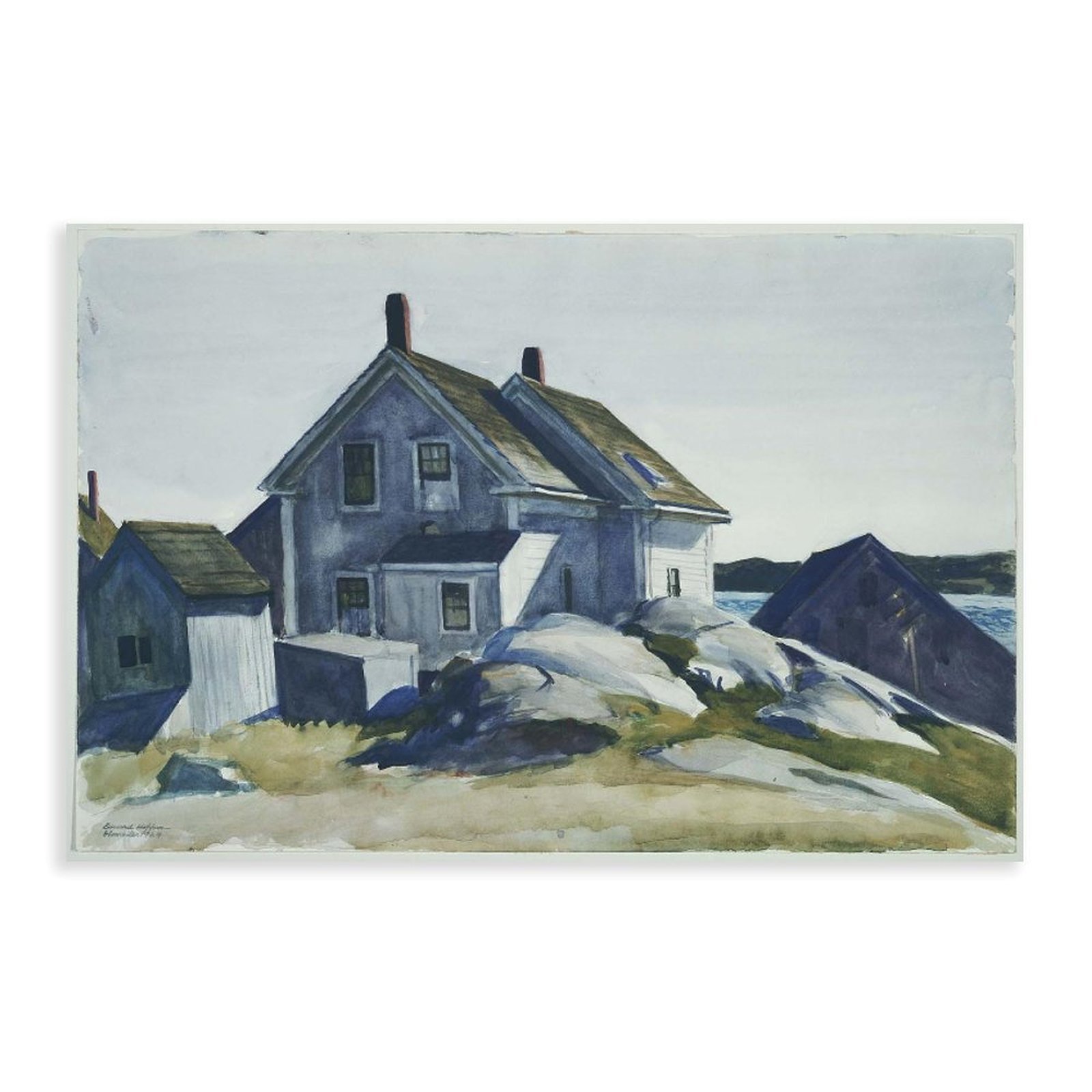 CFIOZYOS Famous Paintings by Edward Hopper House at The Fort ...
