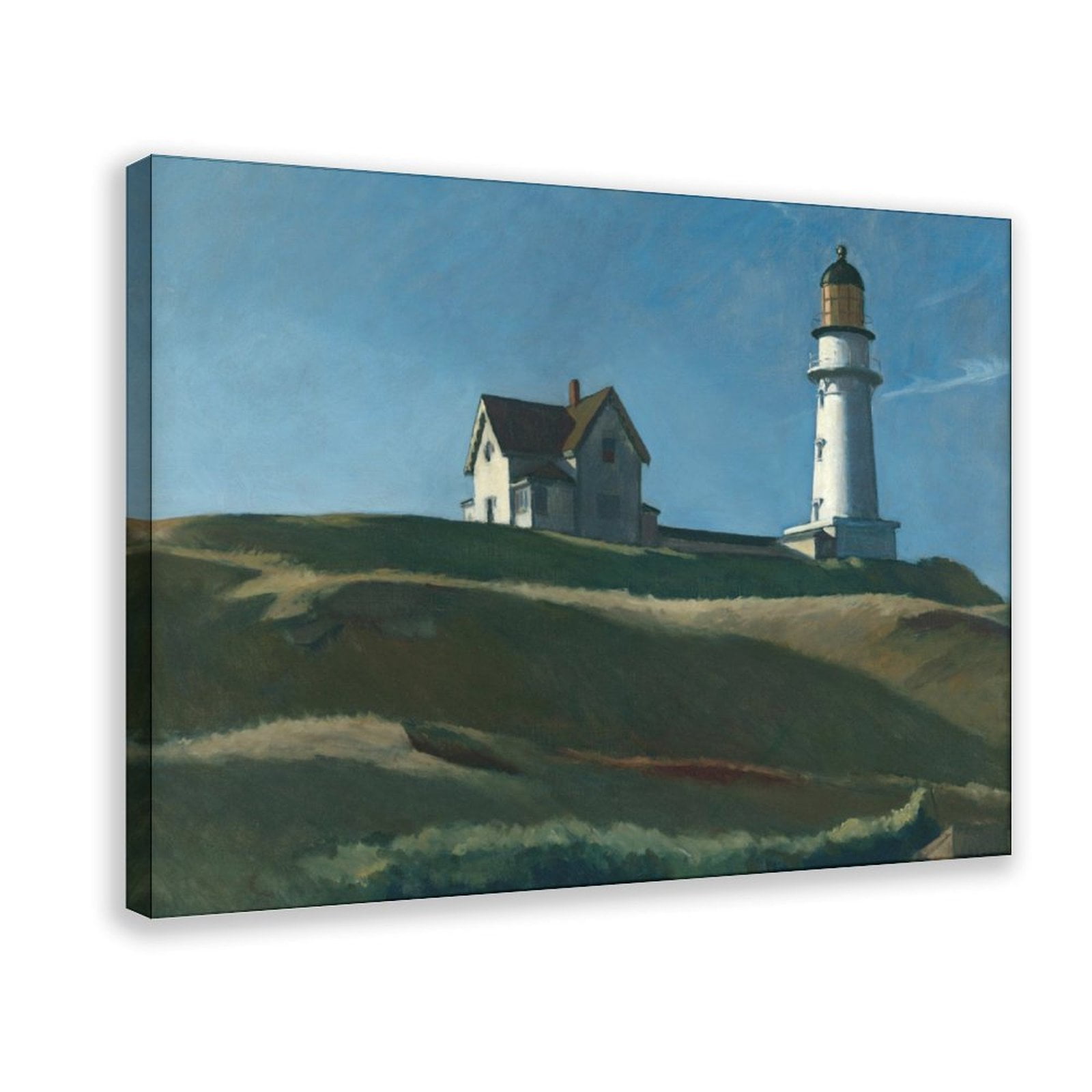 CFIOZYOS Famous Paintings by Edward Hopper Lighthouse Hill Canvas Wall ...