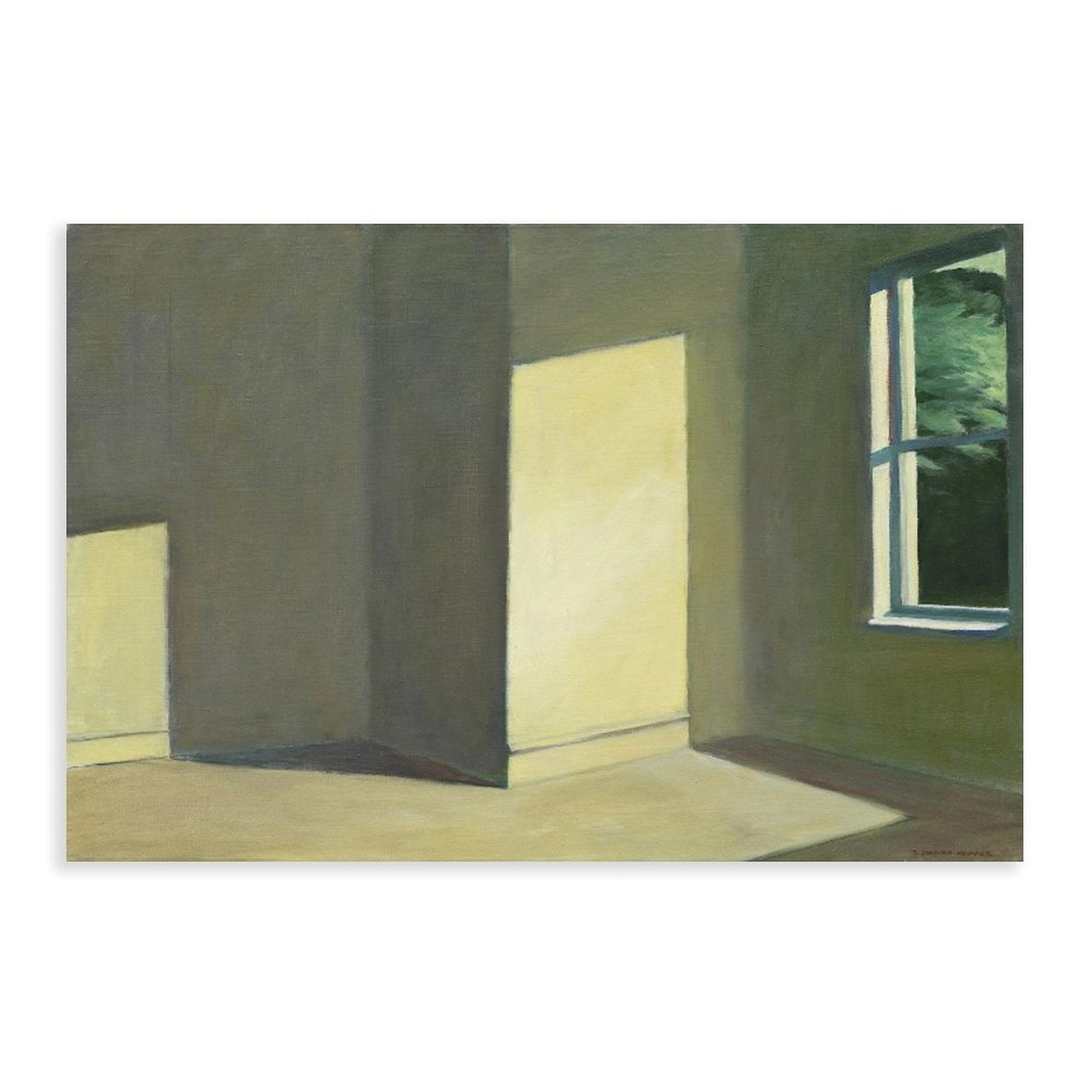CFIOZYOS Famous Paintings by Edward Hopper Sun in An Empty Room Art ...