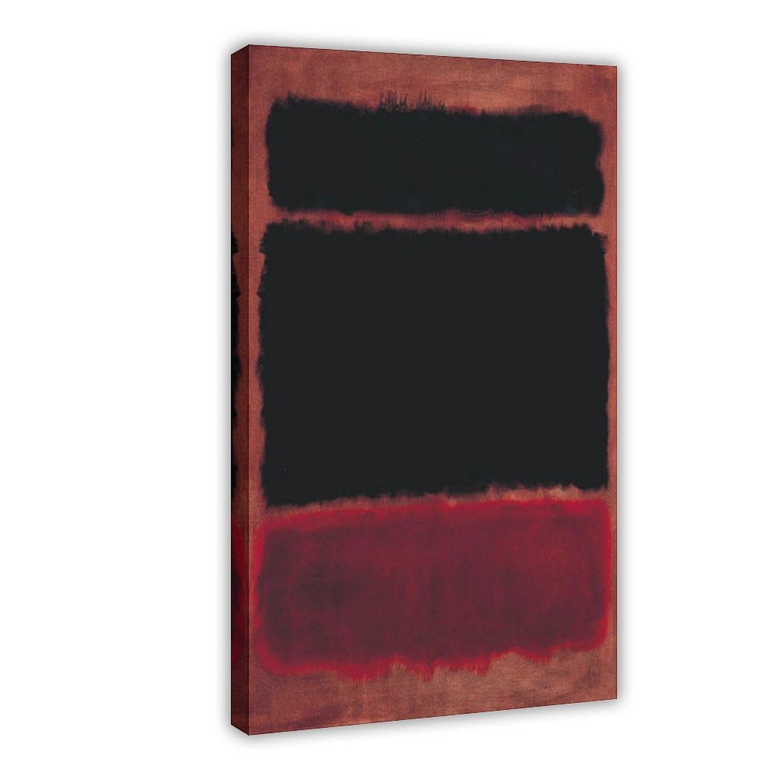CFIOZYOS Famous Works by Mark Rothko Black in Deep Red Canvas Wall Art ...