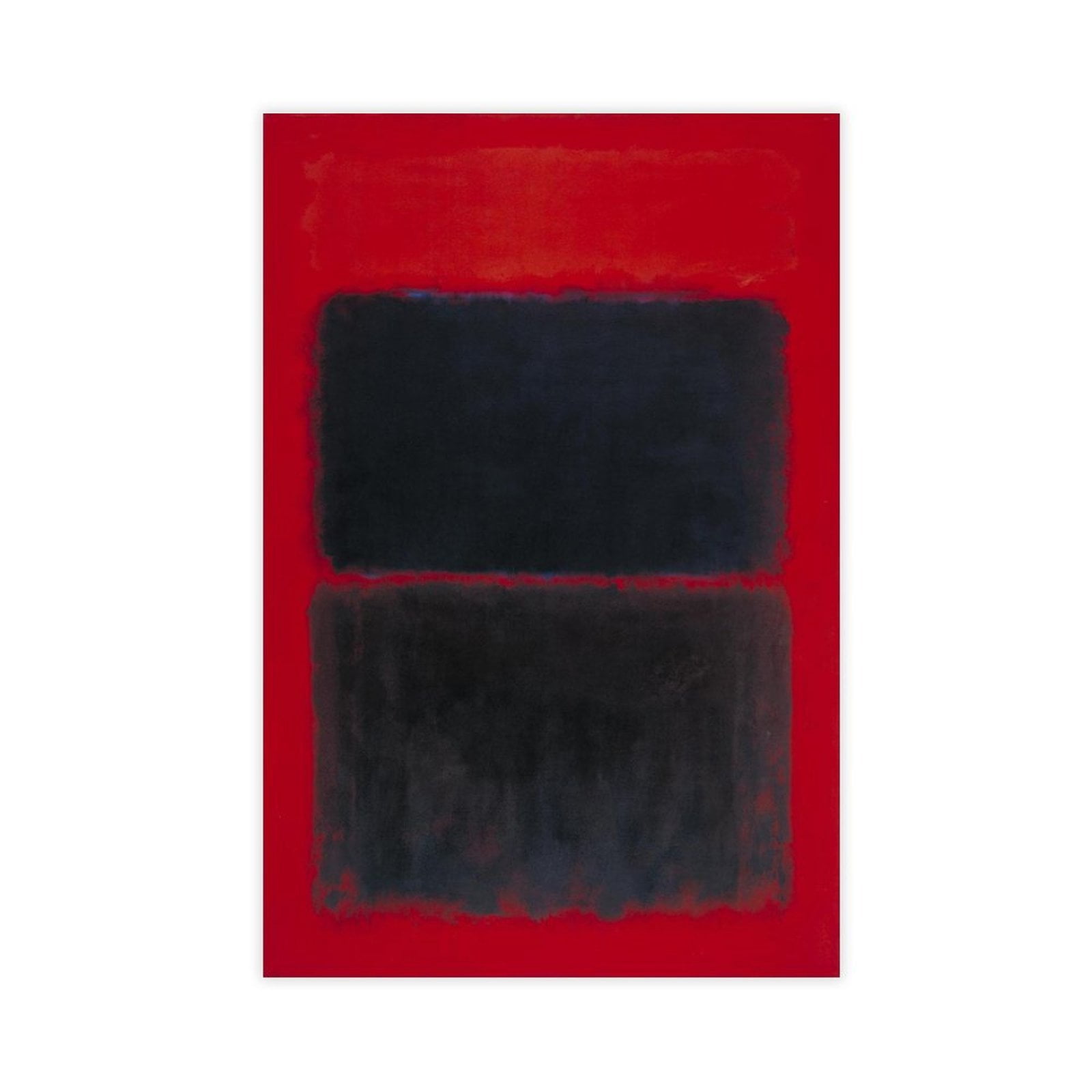 CFIOZYOS Famous Works by Mark Rothko Light Red Over Black Canvas Art ...