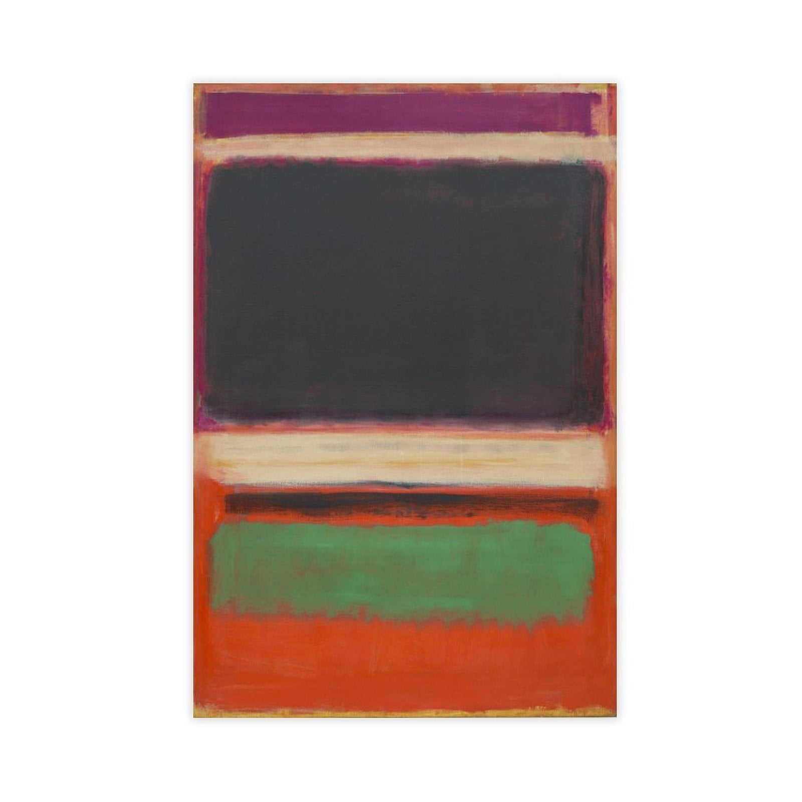 CFIOZYOS Famous Works by Mark Rothko No. 3, No. 13, 1949 Canvas Poster ...