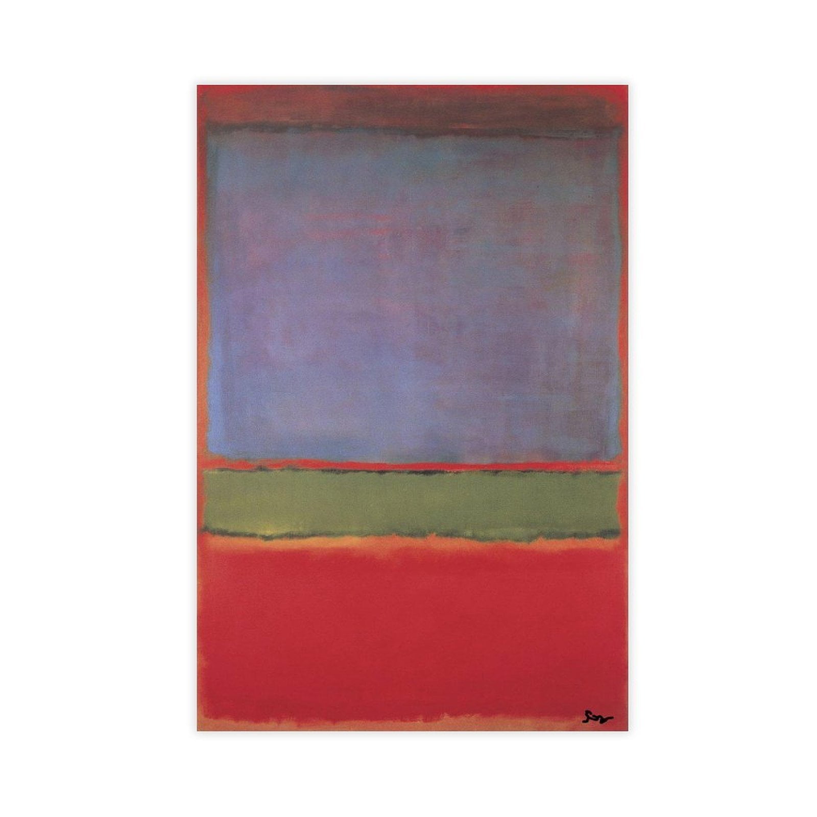 CFIOZYOS Famous Works by Mark Rothko No. 6 Canvas Poster Bedroom Decor ...