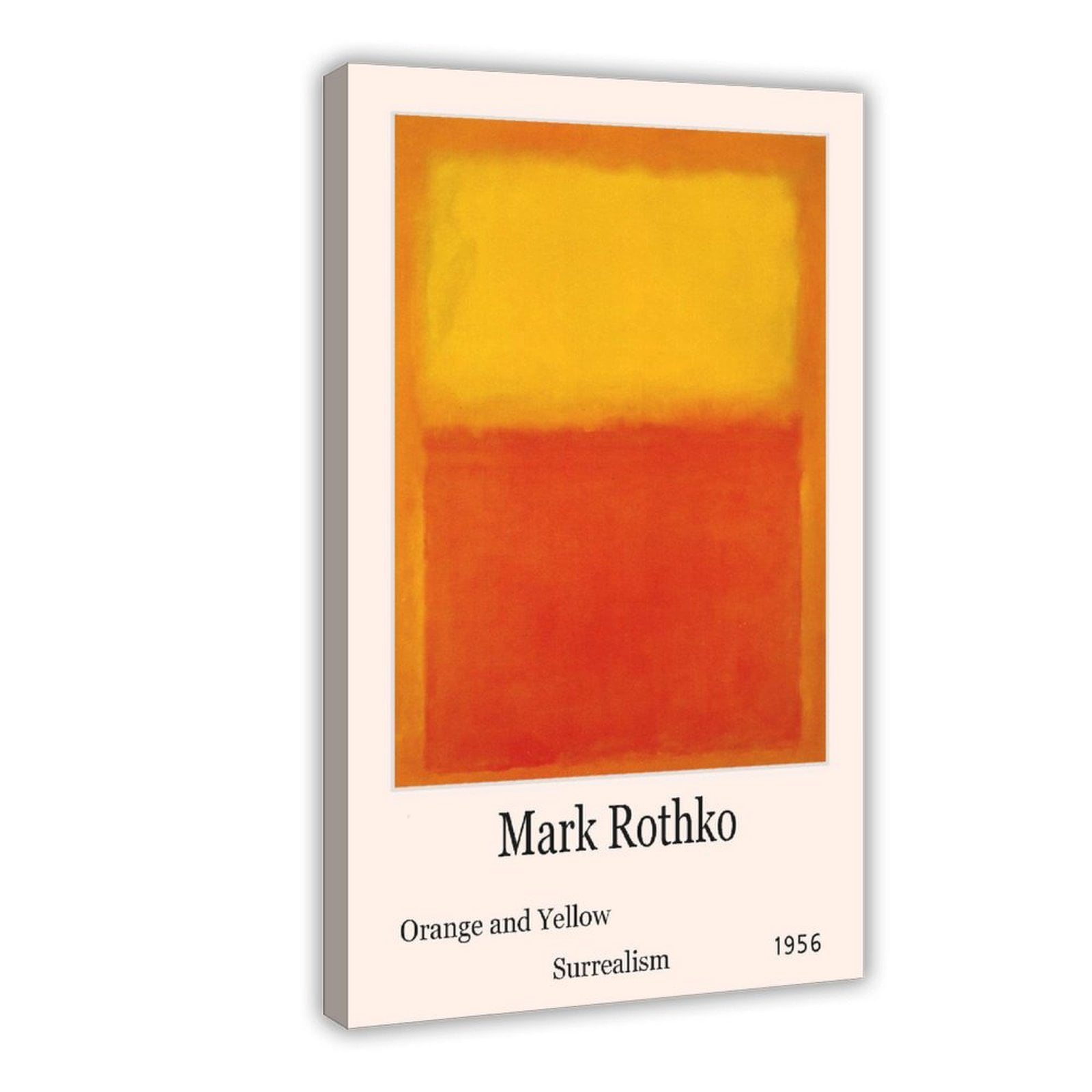 CFIOZYOS Famous Works by Mark Rothko Orange And Yellow 1956 Canvas ...