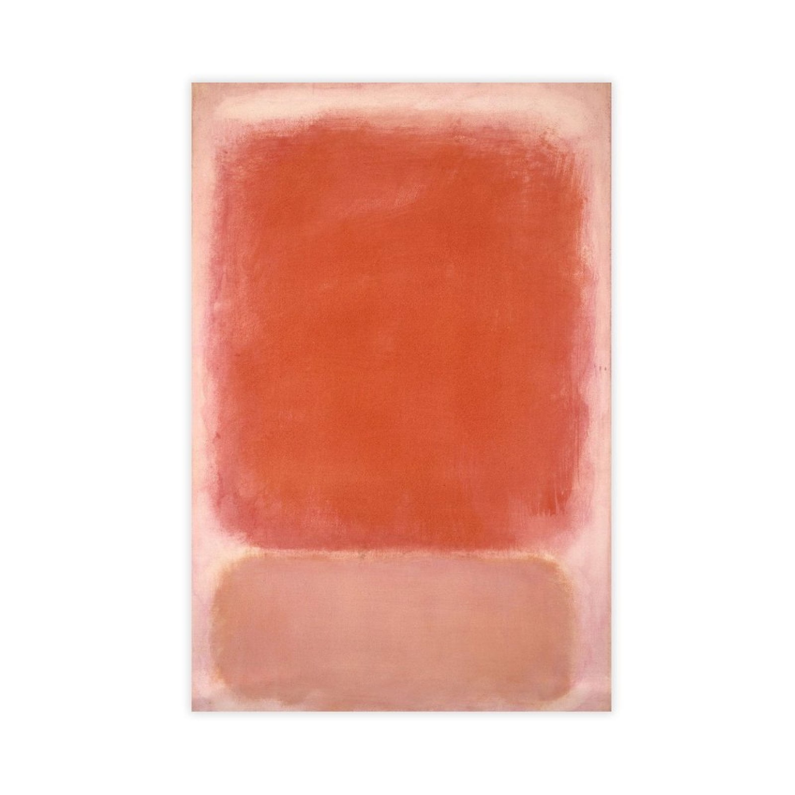 CFIOZYOS Famous Works by Mark Rothko Red And Pink on Pink Canvas ...